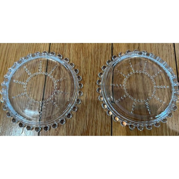 imperial | Dining | Imperial Candlewick Ray Glass Coasters Lot Of 2 ...